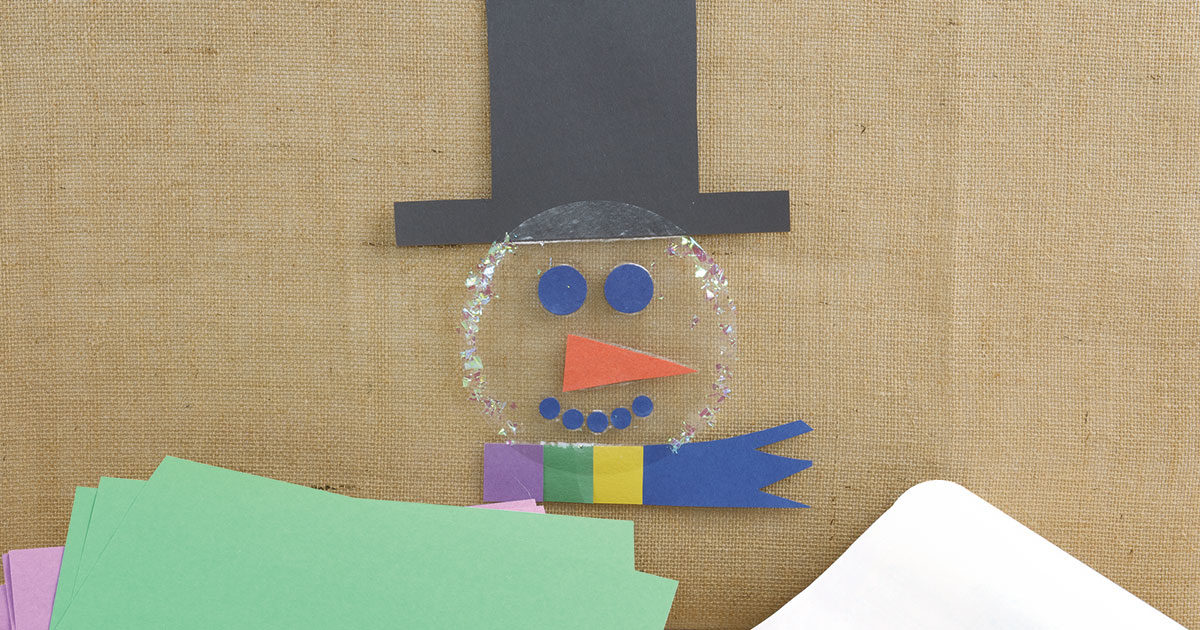 Contact Paper Snowman - Colorations®