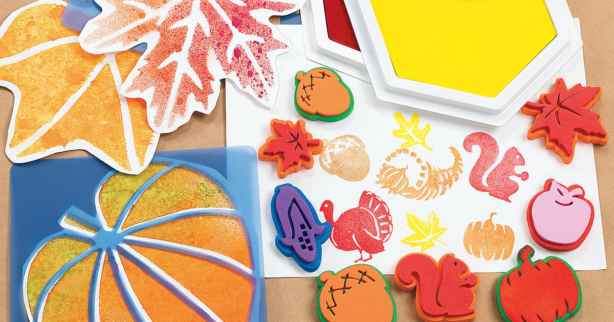 Autumn Stamp Art - Colorations®