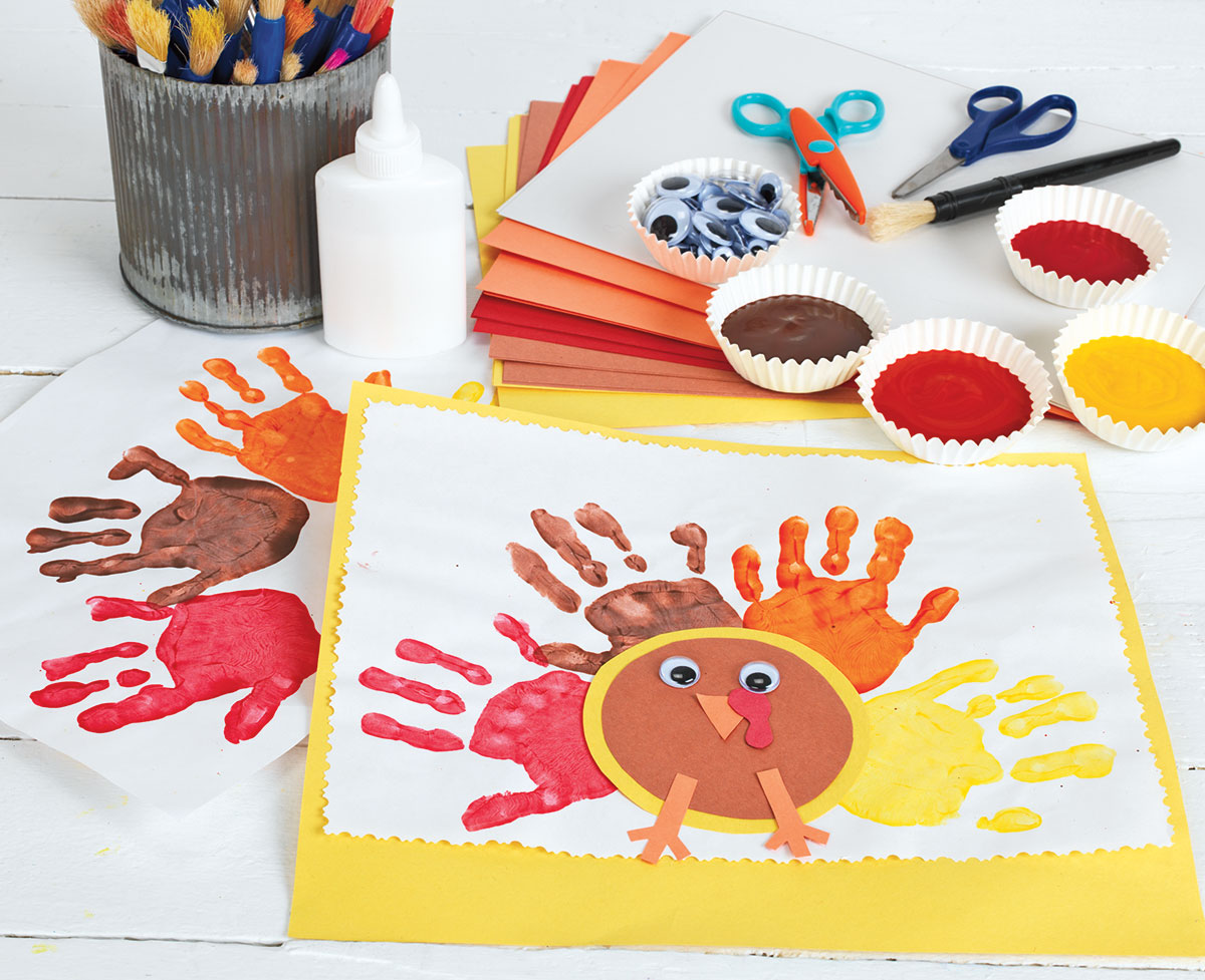 Handprint Turkeys Colorations 