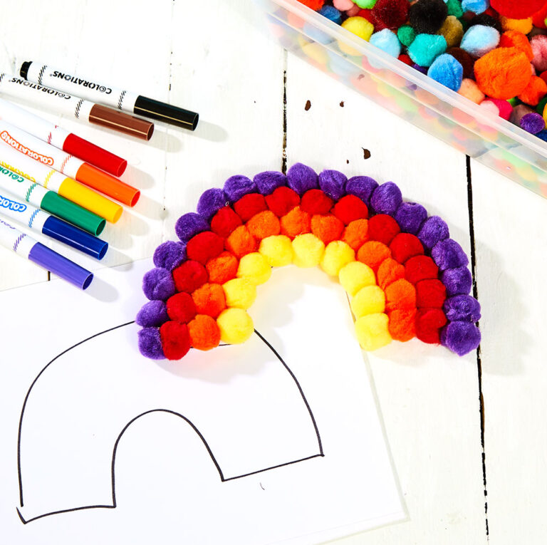 Pom-Pom Fluffy Pride Rainbow - Colorations®